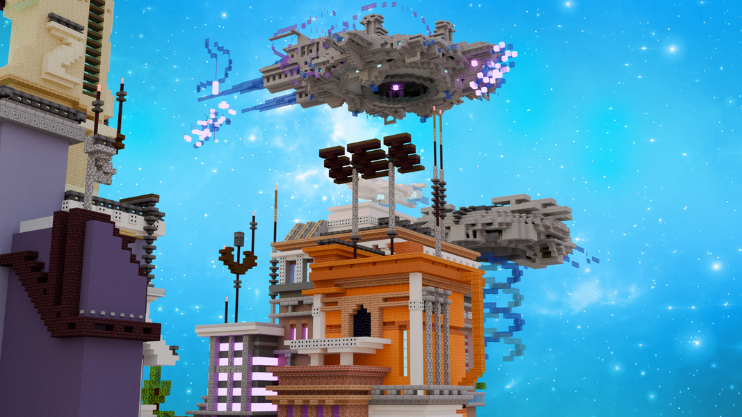 Steampunk Hub, Futurstic and Modern | BuiltByBit