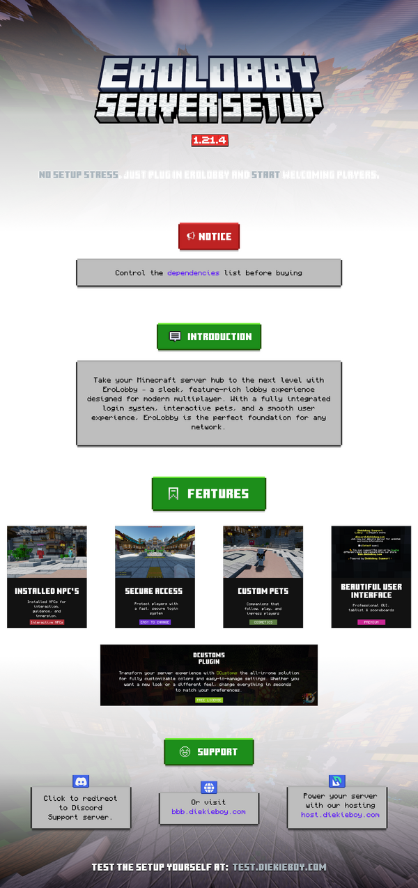 EroLobby Setup | BuiltByBit