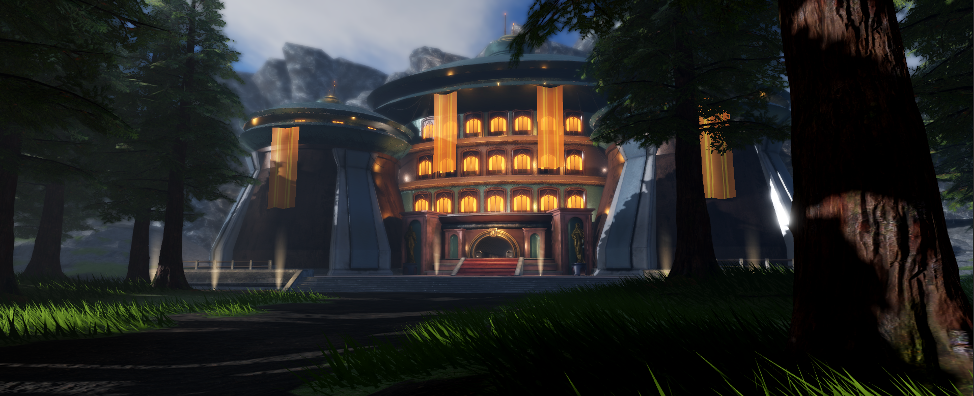 CUSTOM Temple on Tython | BuiltByBit