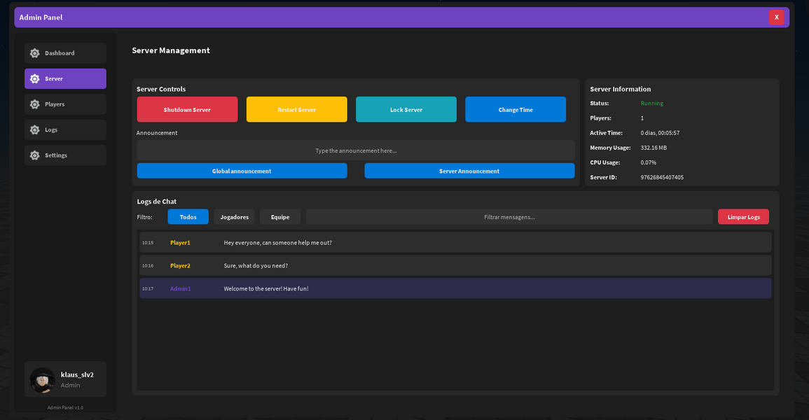 Admin System V1 | BuiltByBit