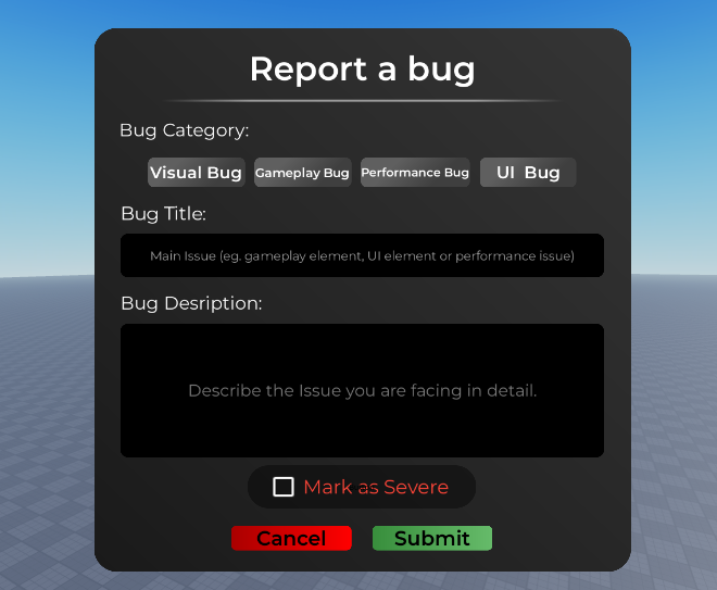 Bug Report Tool | BuiltByBit