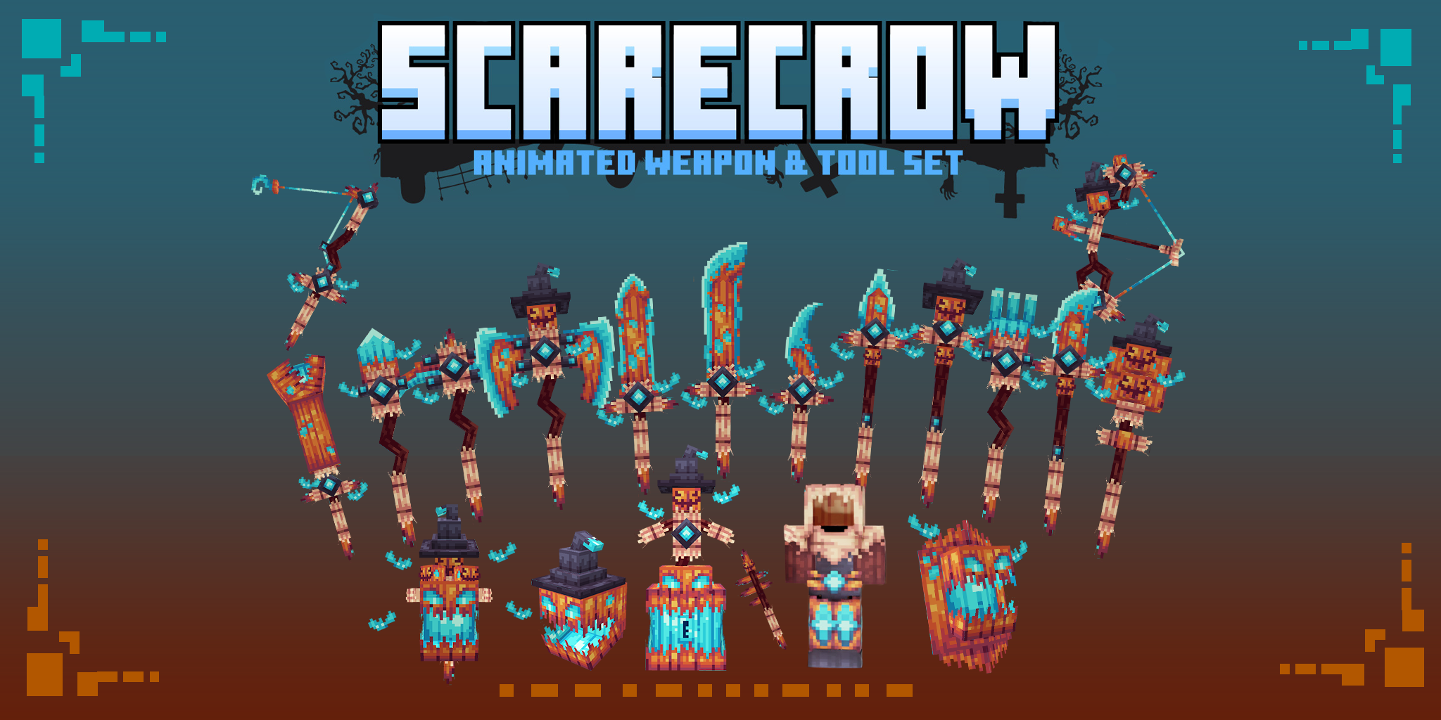 Scarecrow Animated Weapon Set | BuiltByBit