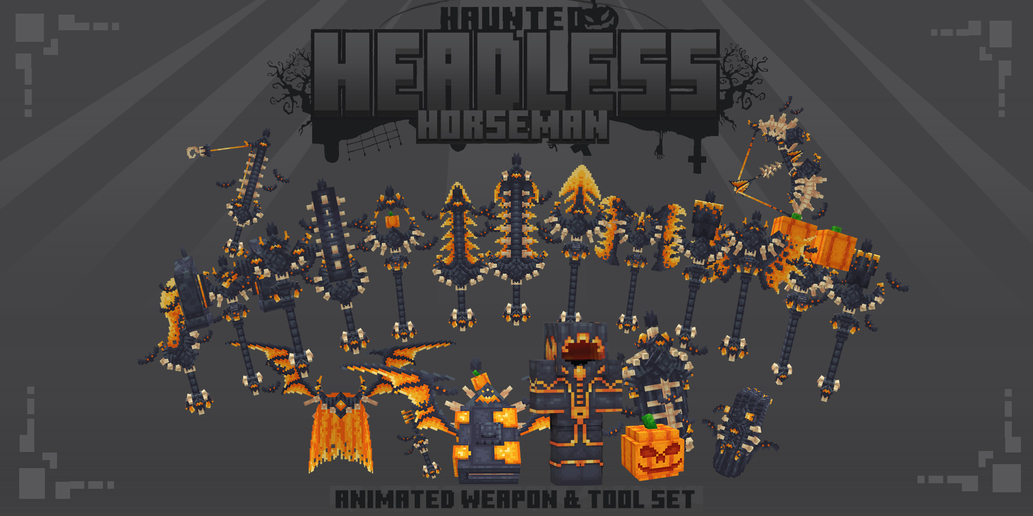 Haunted Headless Horseman Weapon Set | BuiltByBit