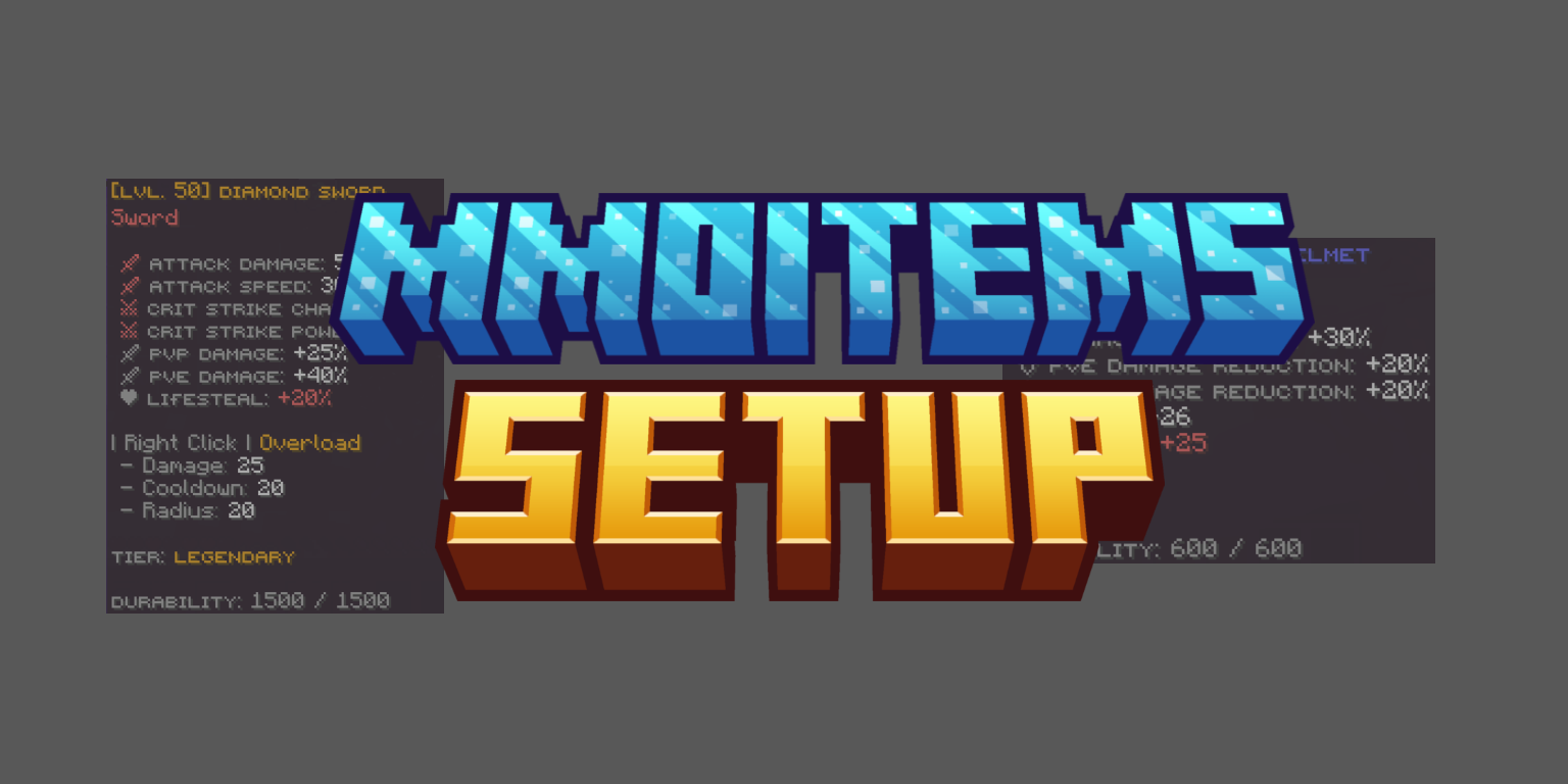 MMOItems Setup | BuiltByBit