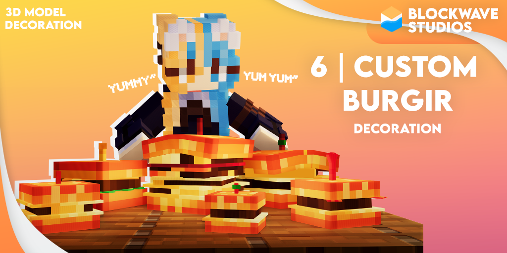 6 | Custom Burgers Models | BuiltByBit
