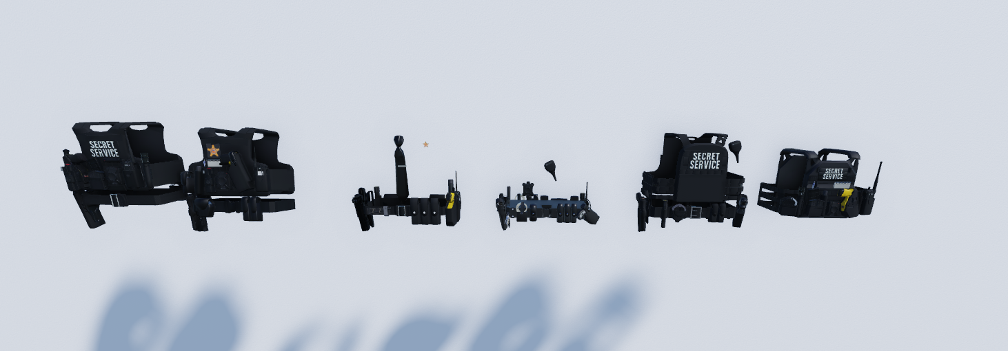 Secret Service Vest and Belt Kit | BuiltByBit