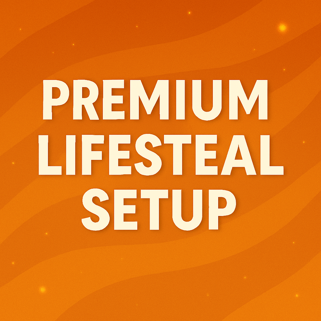 Premium Lifesteal Server Setup | BuiltByBit