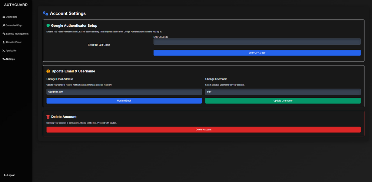 Auth - License Manager | BuiltByBit