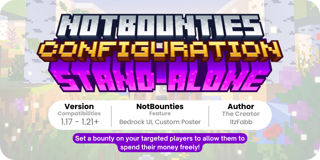 NotBounties Config | BuiltByBit