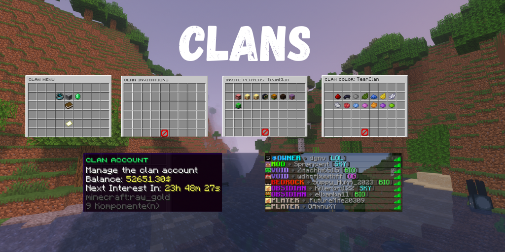 Clans Plugin | BuiltByBit