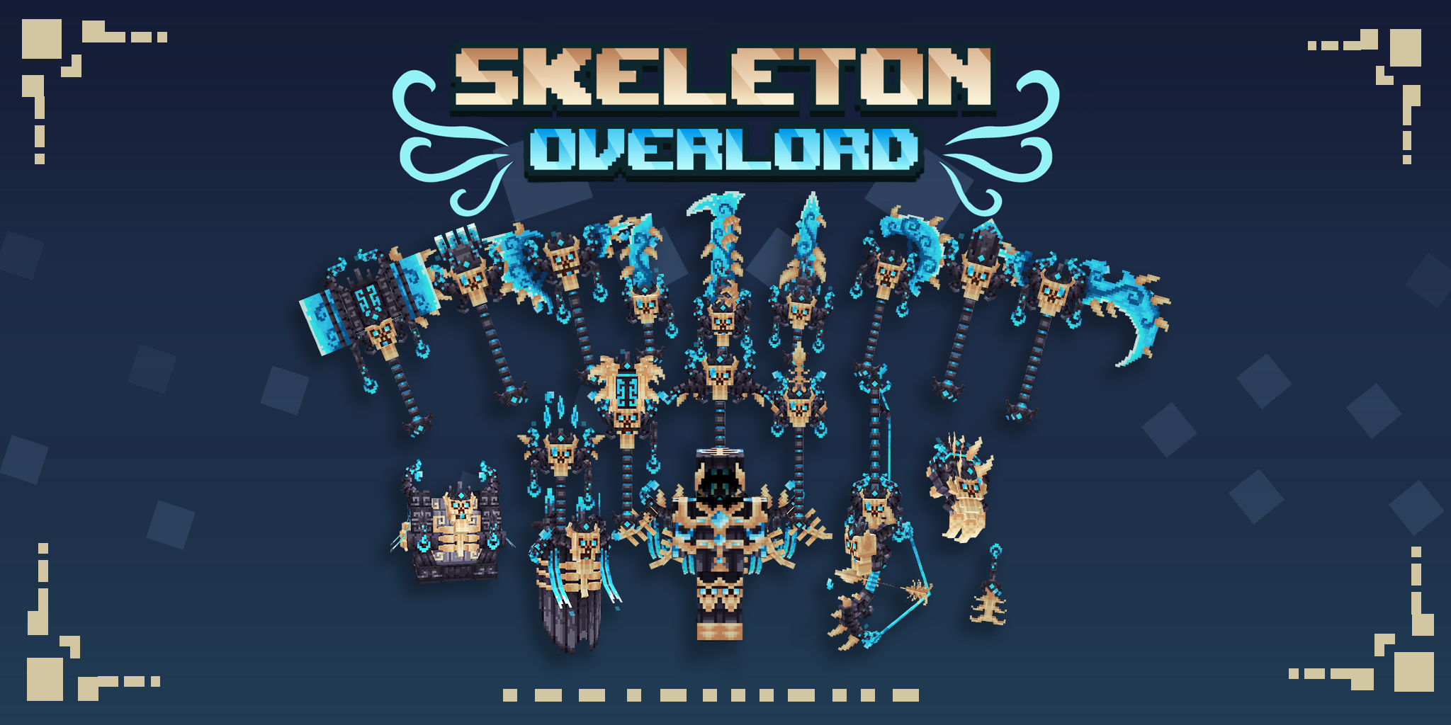 Skeleton Overlord Animated Weapon Set | BuiltByBit