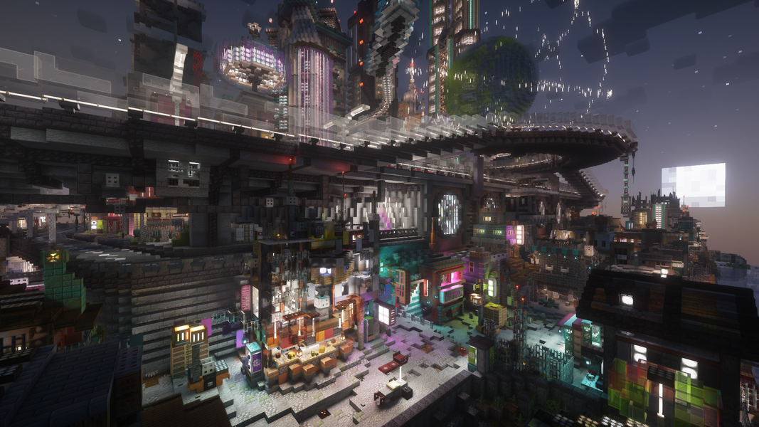 CYBERPUNK Themed Hub & Lobby | BuiltByBit