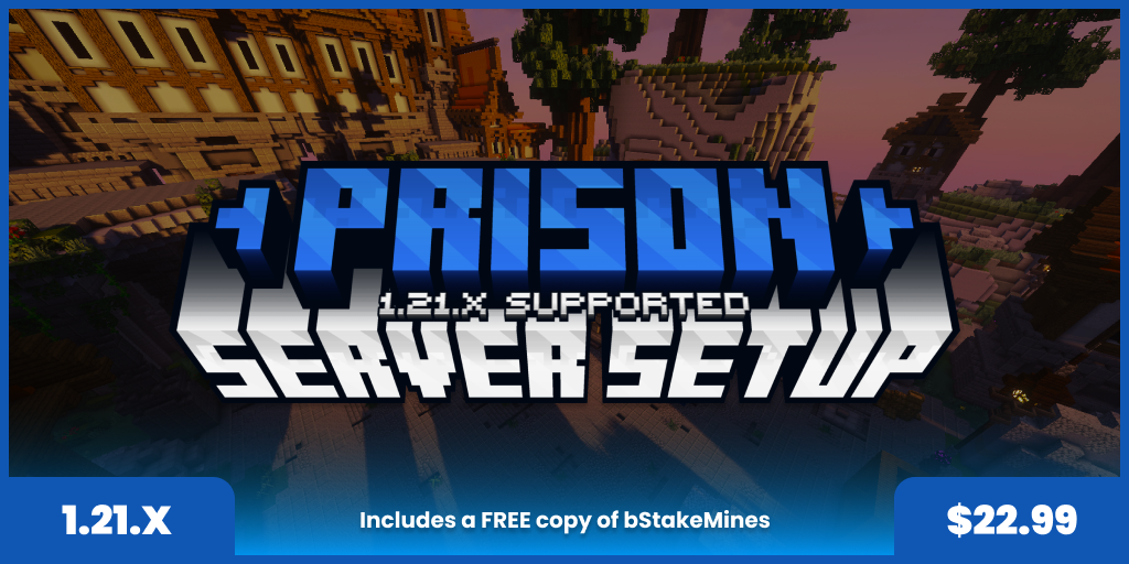 Premium OP Prison Setup | BumpierStudio | BuiltByBit