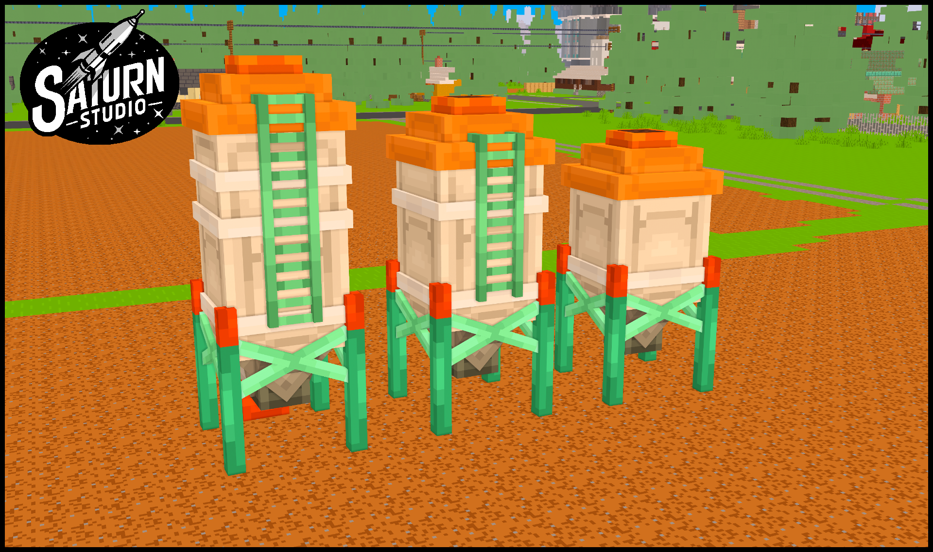 Farm Silos | SaturnStudio | BuiltByBit