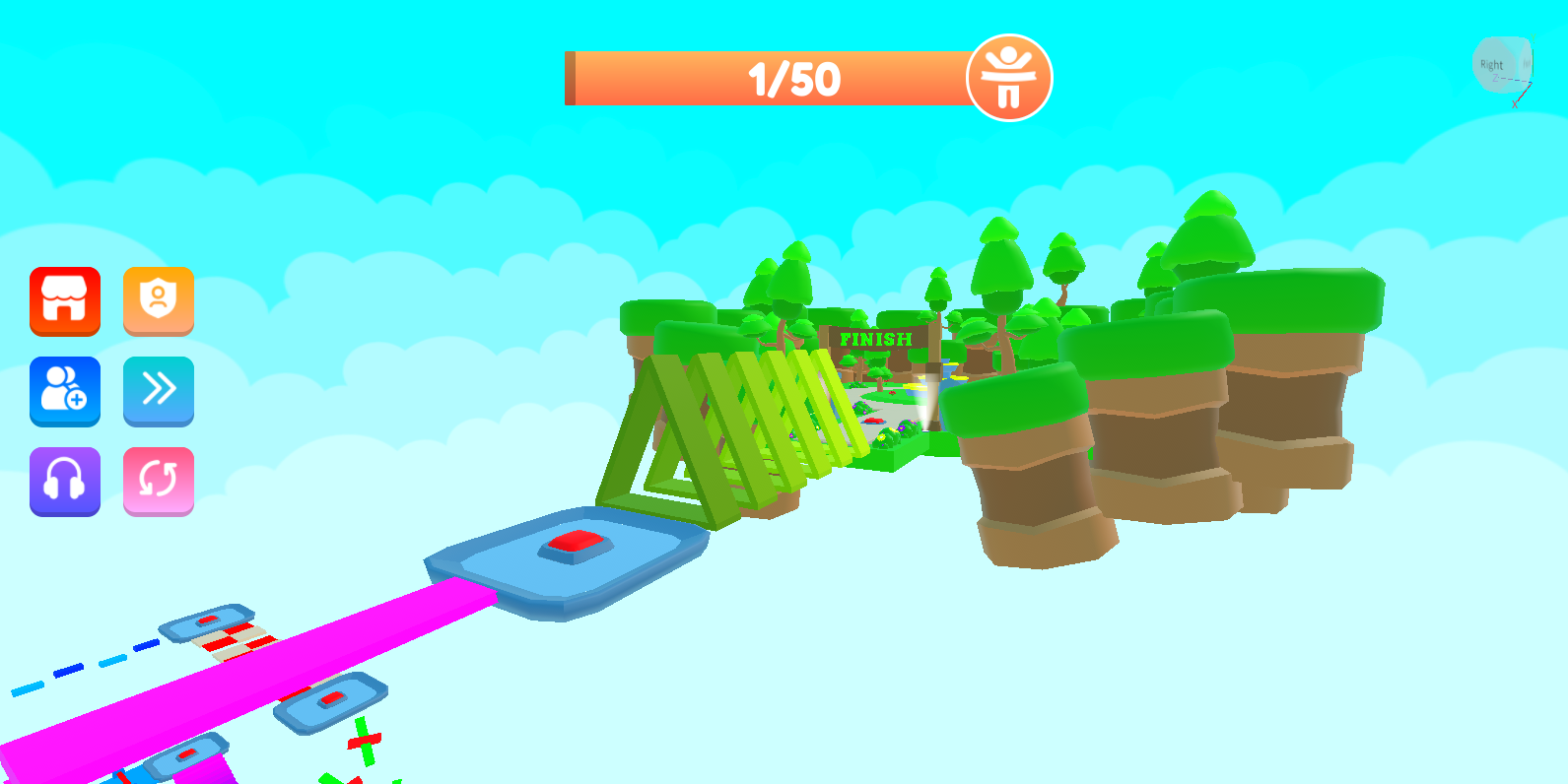 50 Stage Fun Obby | BuiltByBit