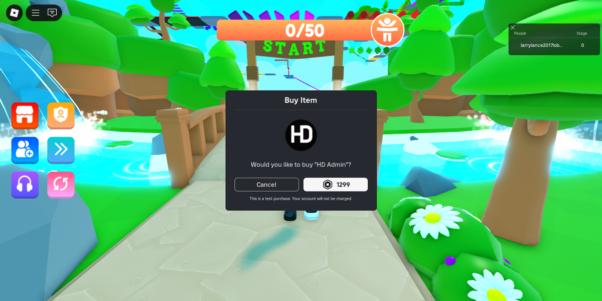 50 Stage Fun Obby | BuiltByBit