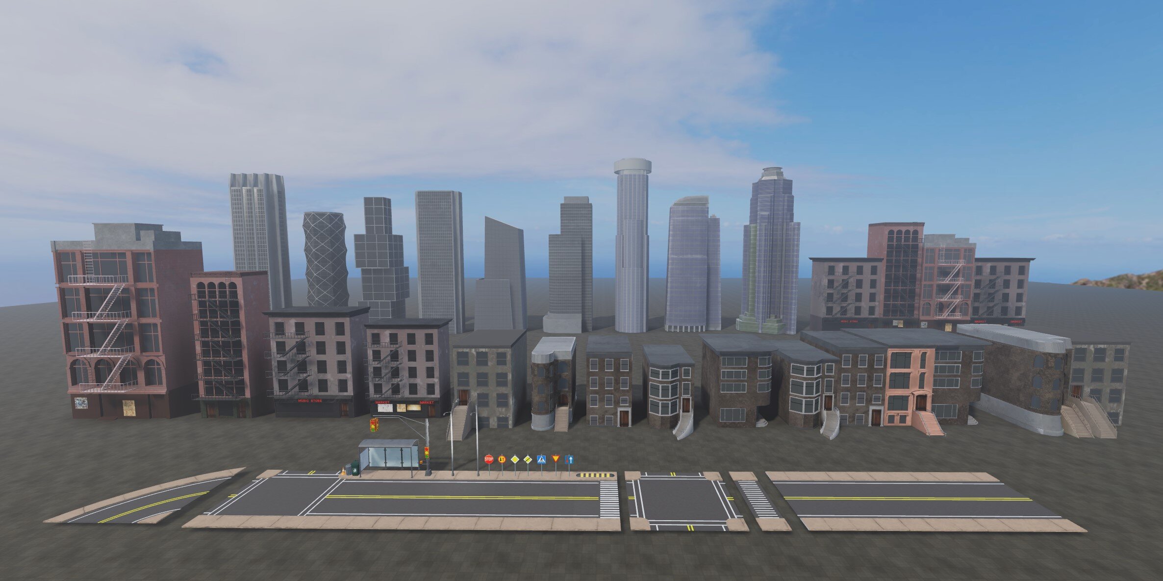 Realistic Roblox City Buildings Pack | BuiltByBit