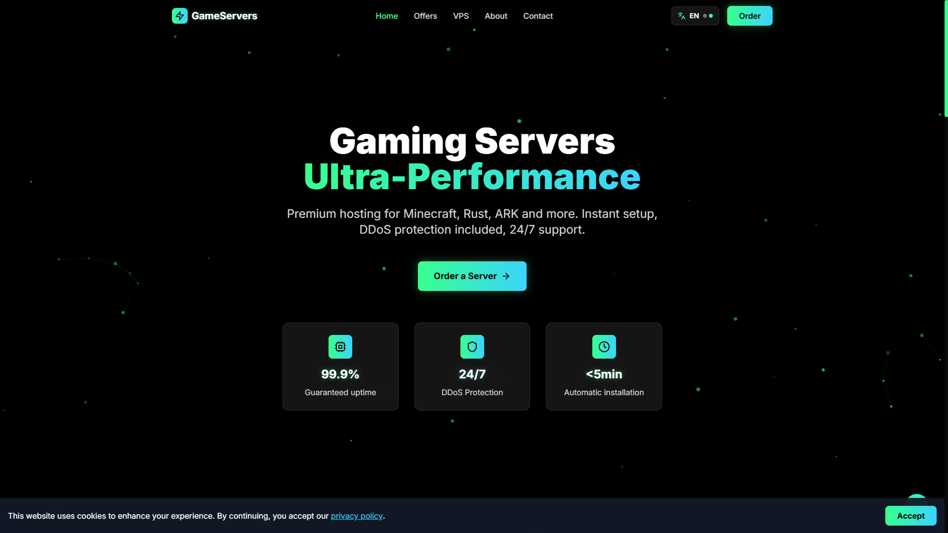 GameServers - Hosting Company Template | BuiltByBit