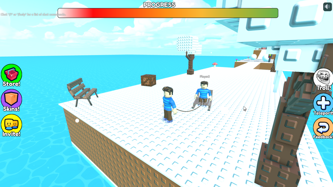 Santa Sled 2 Player Obby | BuiltByBit