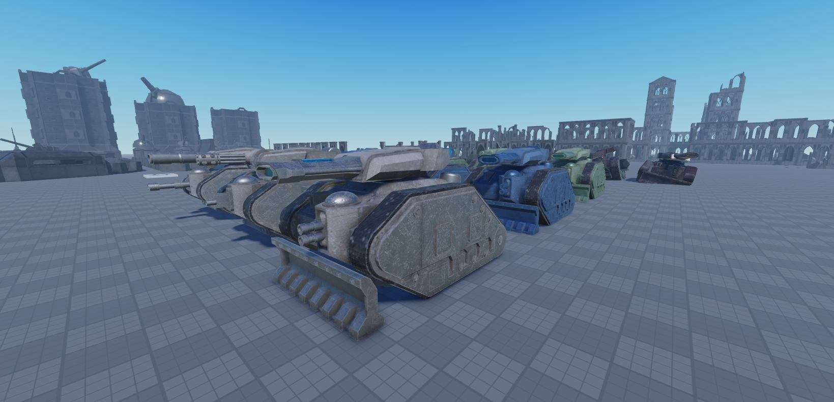 Grimdark Sci-fi Tanks | BuiltByBit