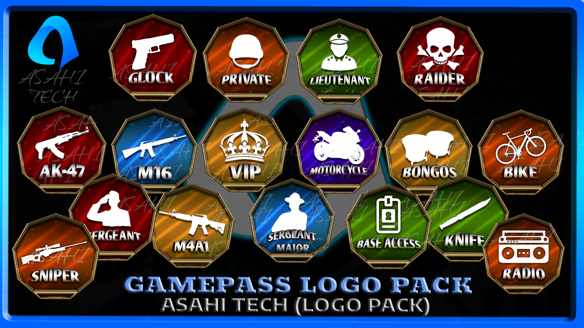 Gamepass Icons - Logo Pack | BuiltByBit