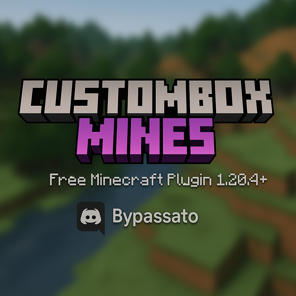 CustomBoxMines Plugin | BuiltByBit