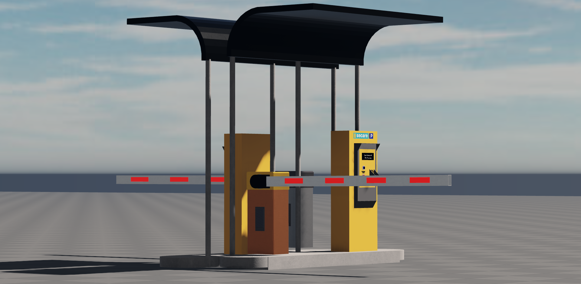 Parking Entrance Gate - Scripted | BuiltByBit