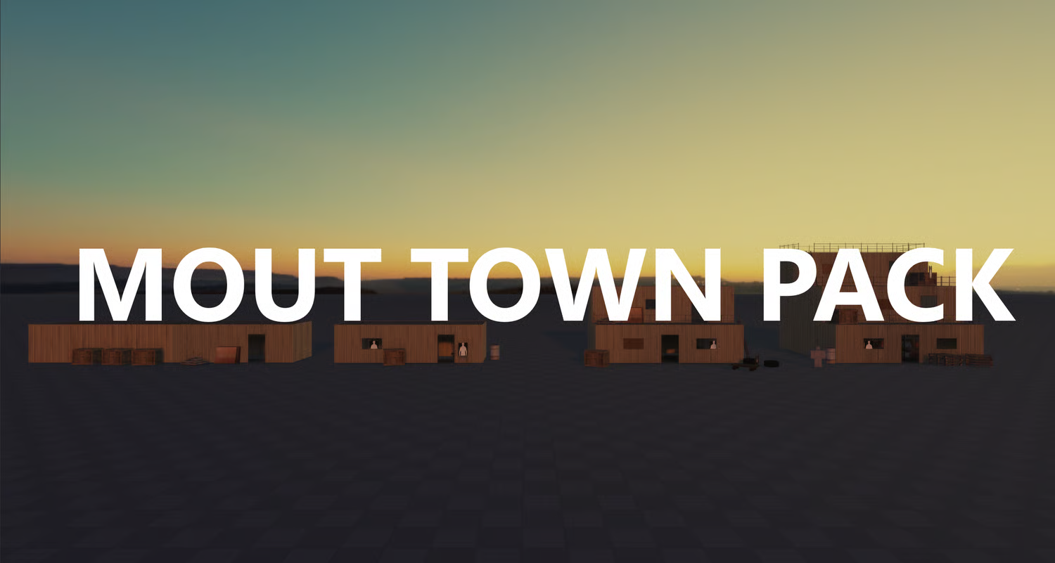 Desert MOUT Town Pack | BuiltByBit