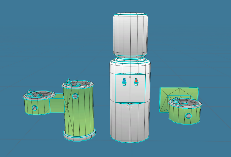 Free Low Poly Water Fountain Pack | BuiltByBit