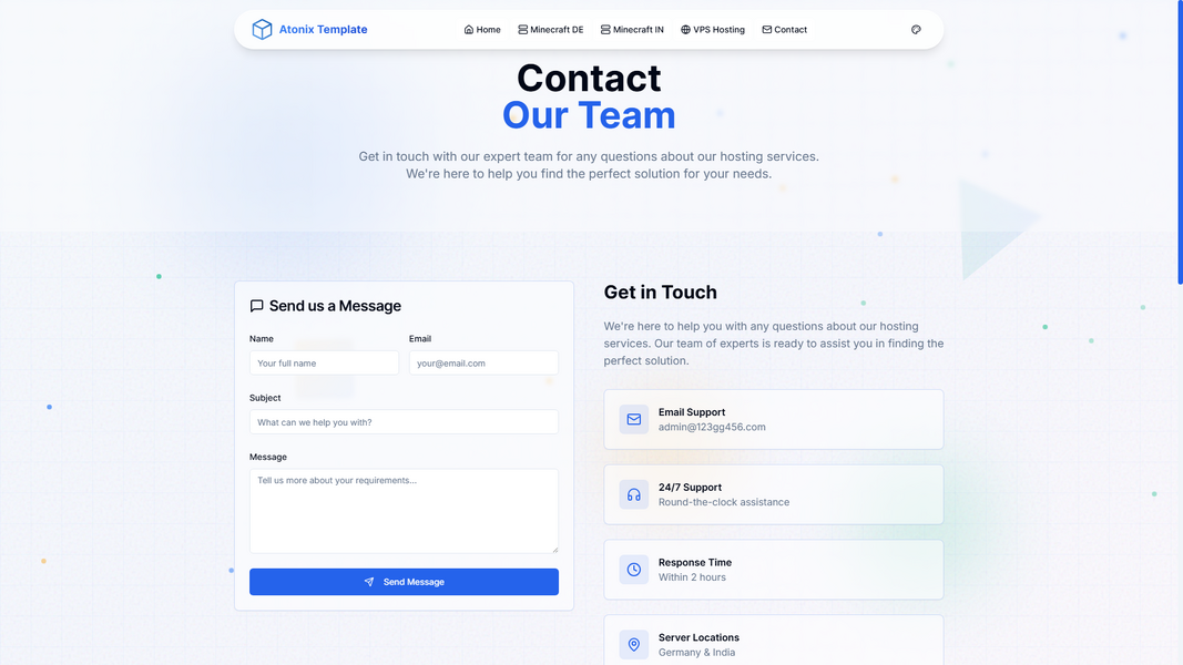 Premium Hosting Template | BuiltByBit