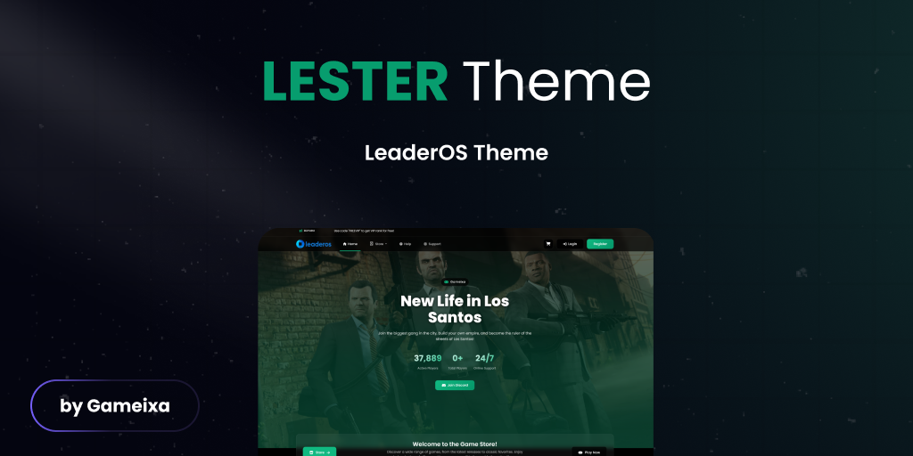 LEADEROS - Lester Theme | BuiltByBit