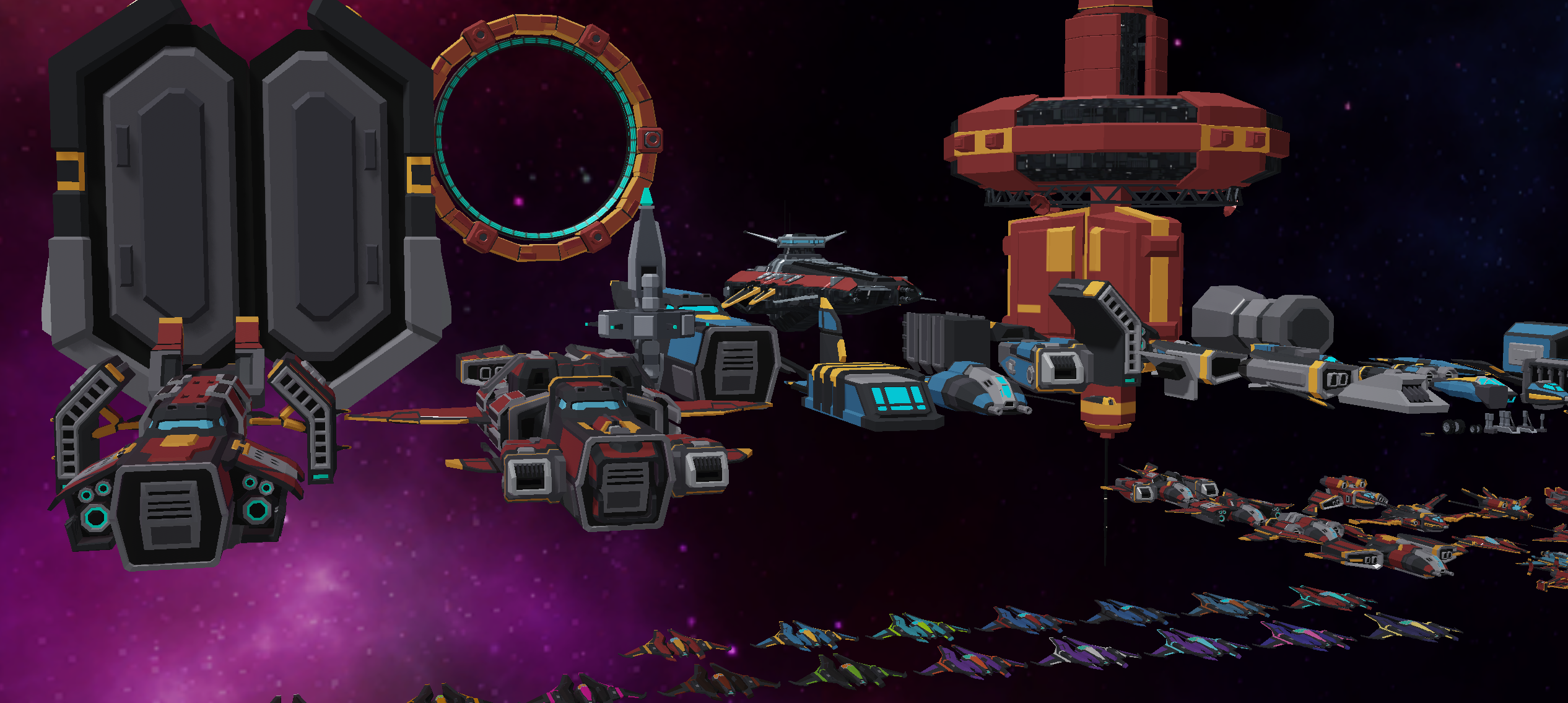 Sci-fi Space Ship Assets | BuiltByBit