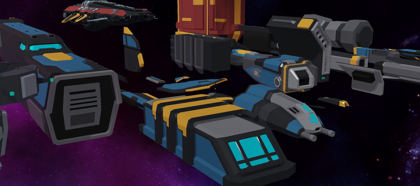 Sci-fi Space Ship Assets | BuiltByBit