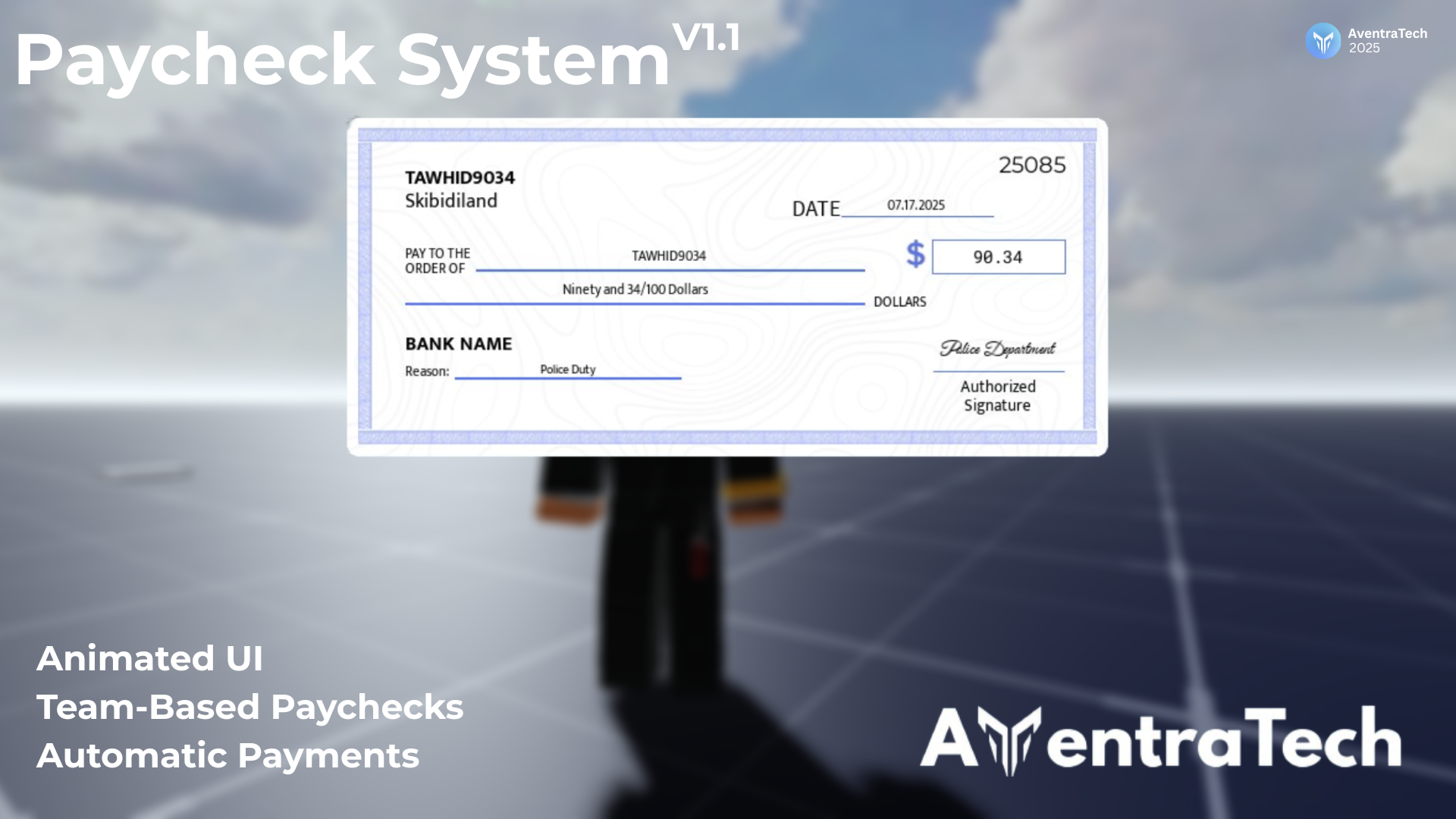 Paycheck System | BuiltByBit