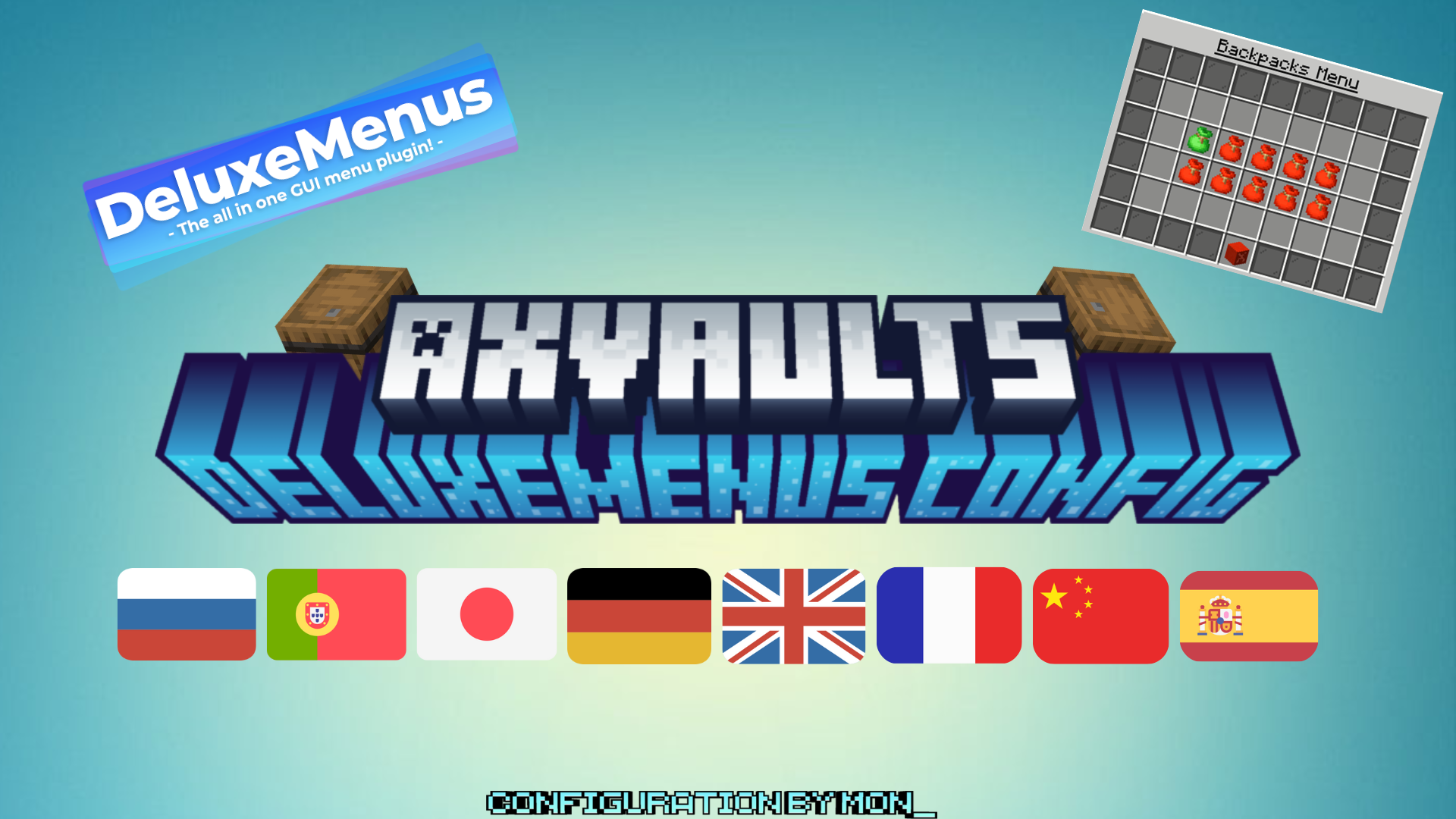 AxVaults - DeluxeMenus Configuration | BuiltByBit