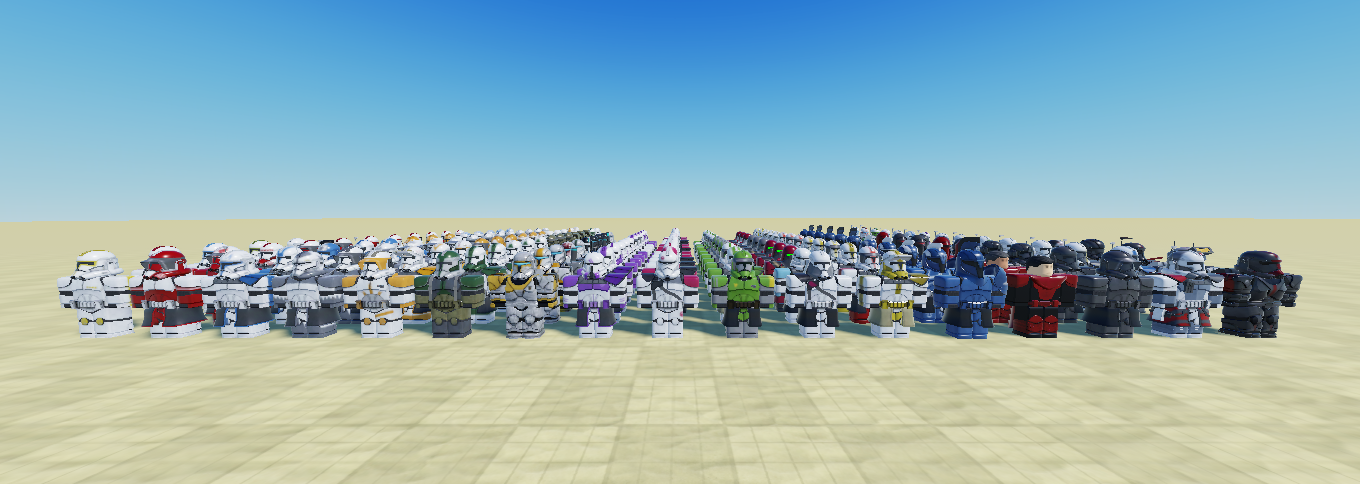 Galactic Republic Morphs | BuiltByBit