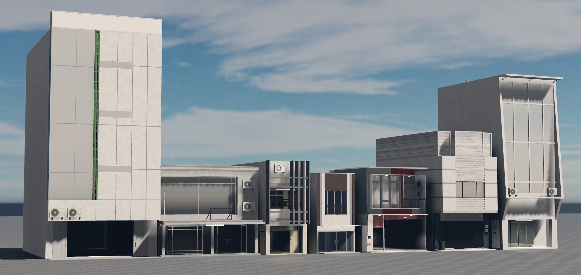 Shophouse Building Pack 2 | BuiltByBit