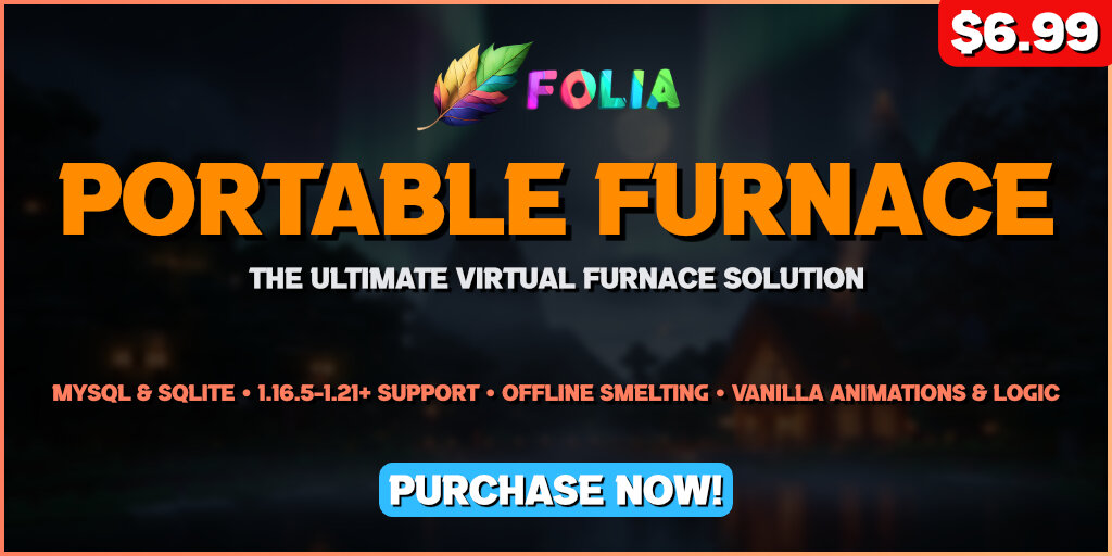 Ultimate Portable Furnace l Folia | BuiltByBit