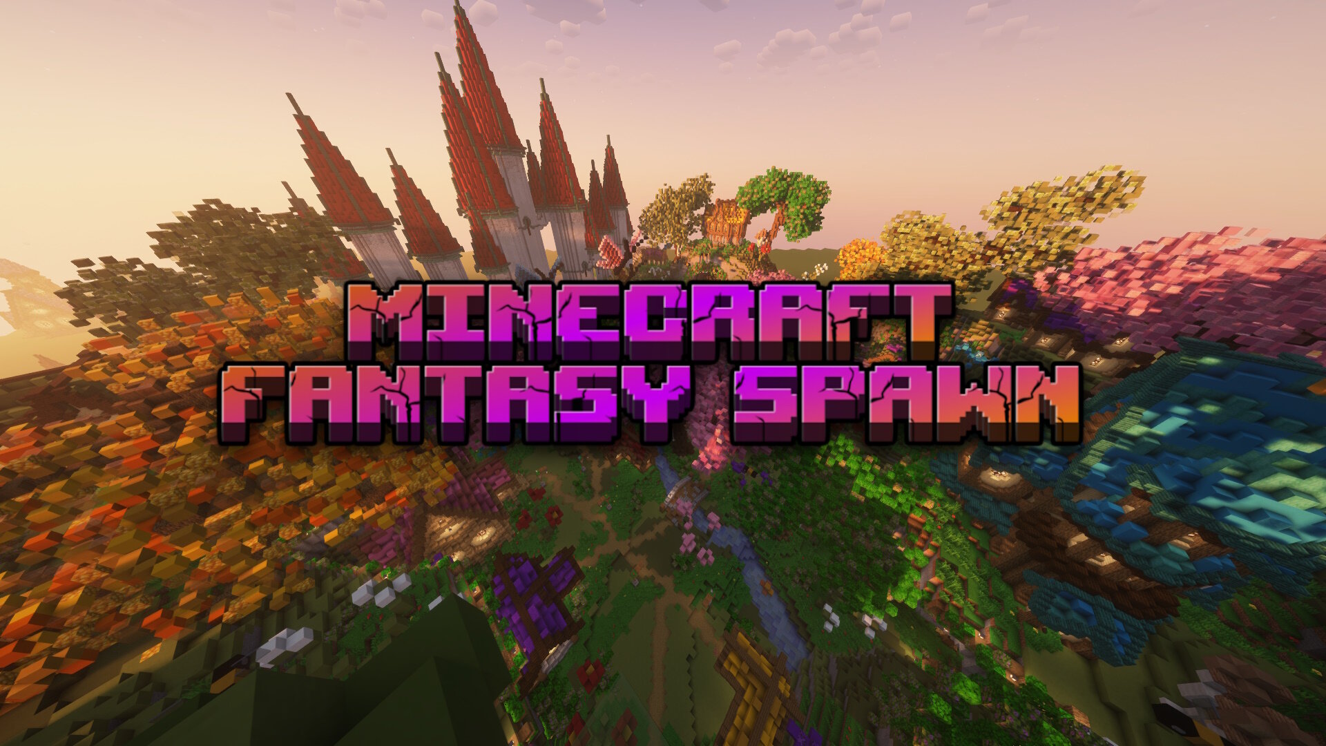 Minecraft FANTASY NATURE Server Spawn | BuiltByBit