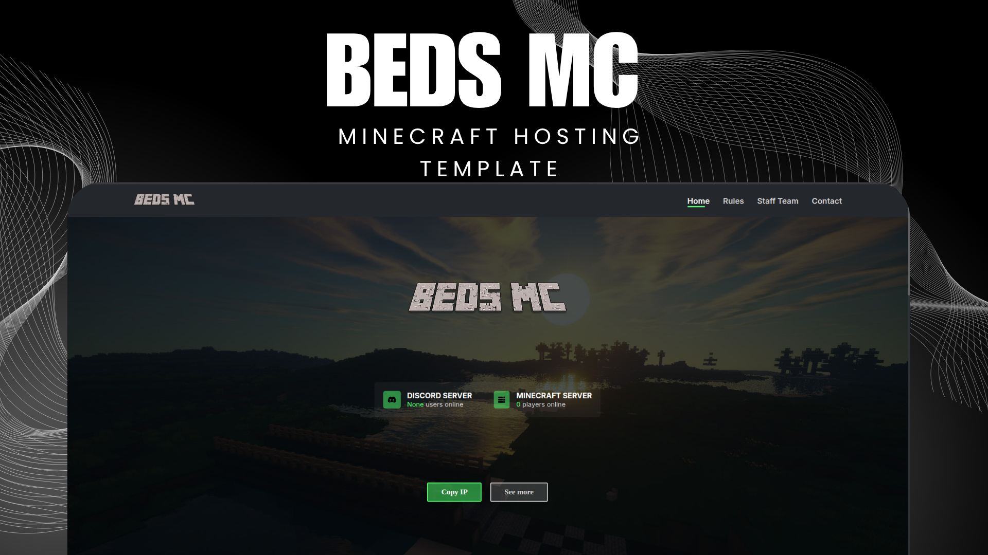 Beds Mc - Minecraft Hosting Template | BuiltByBit