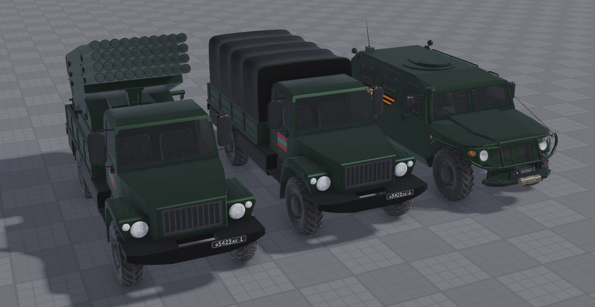 Russian Military Vehicle Pack | BuiltByBit