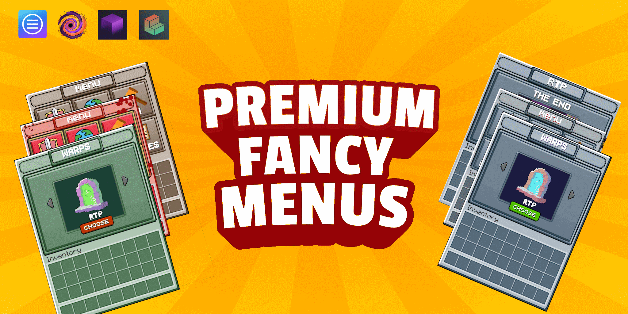 Premium Fancy Menu | Main Menu + RTP | BuiltByBit