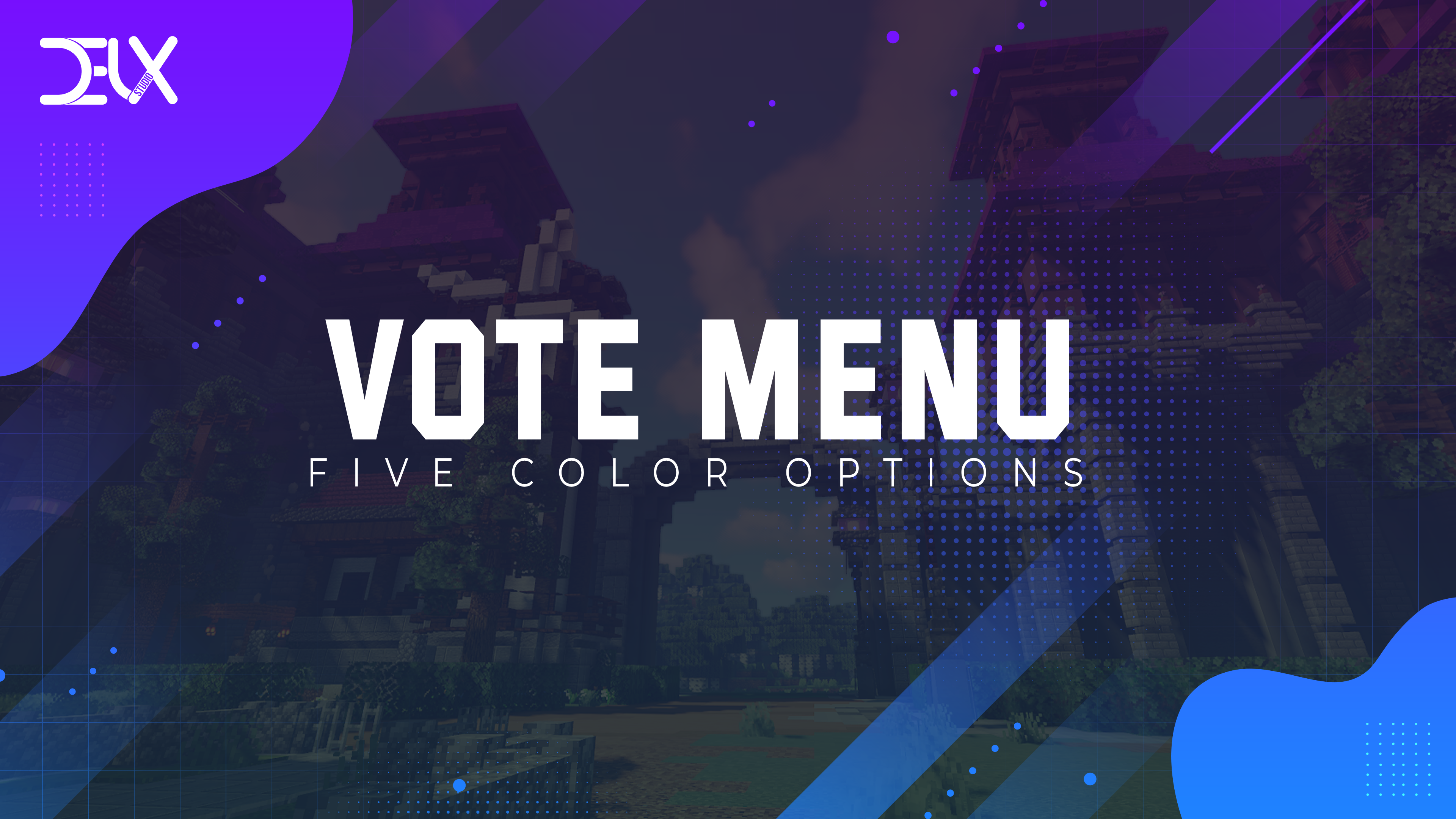 Vote Menus 5 Color Options | Deux Studio | BuiltByBit