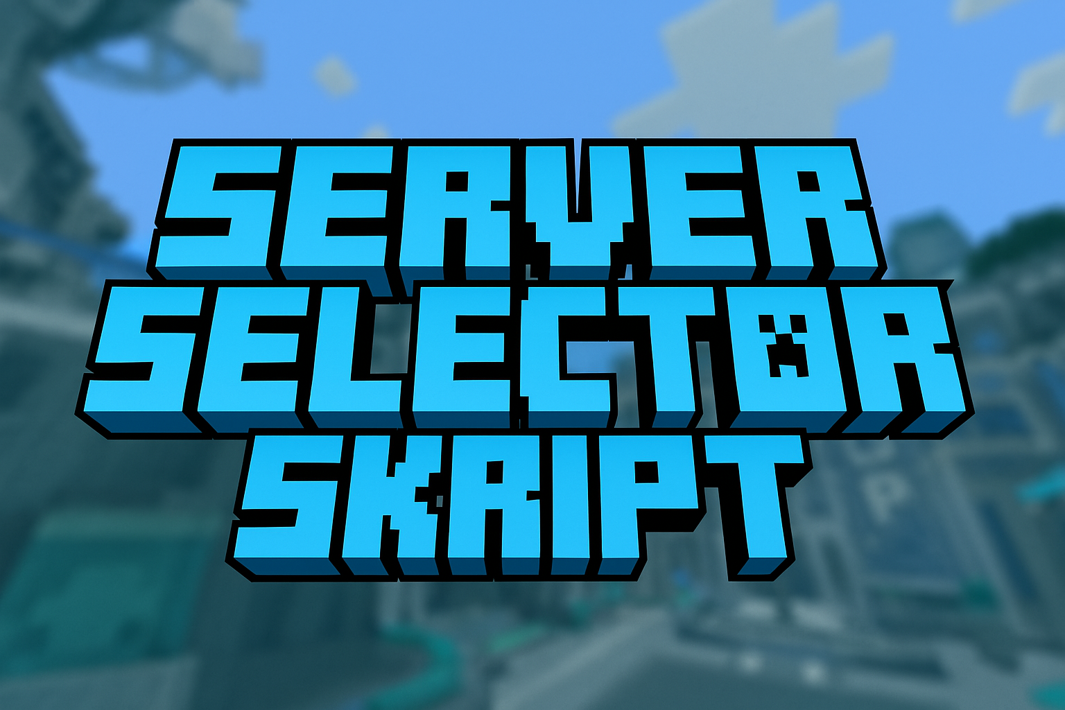 Server Selector - Skript | BuiltByBit