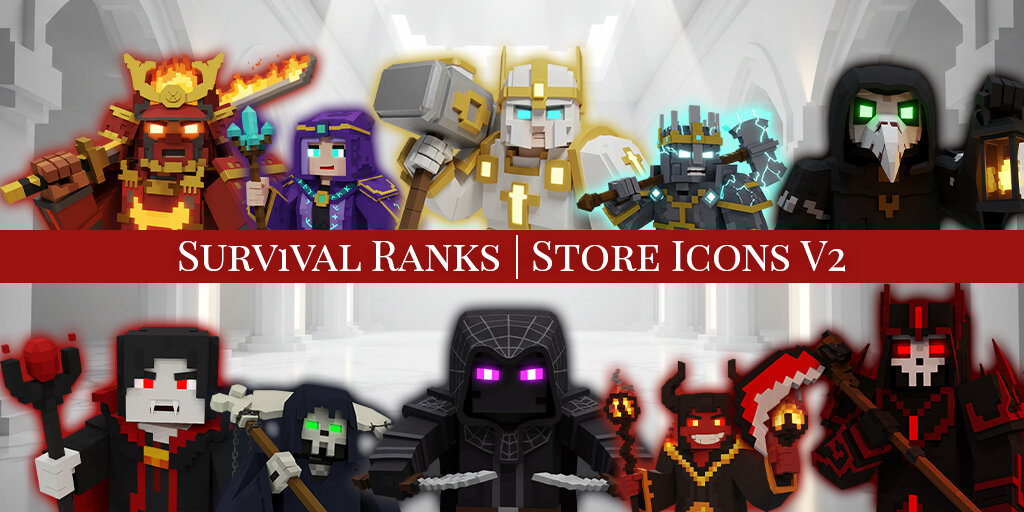 Survival Ranks | Store Icons V2 | BuiltByBit