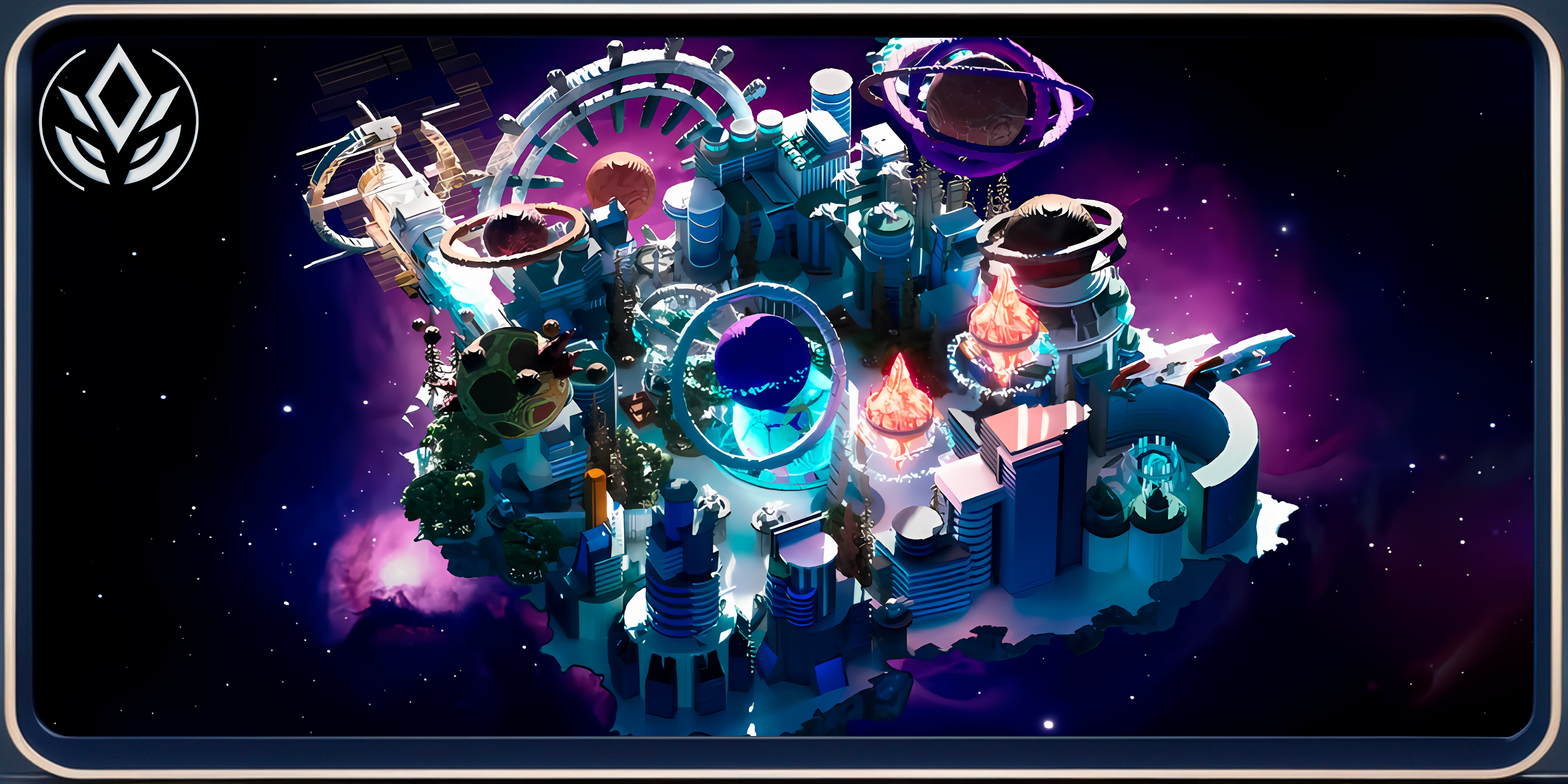 Futuristic space Island | 500x500 | BuiltByBit