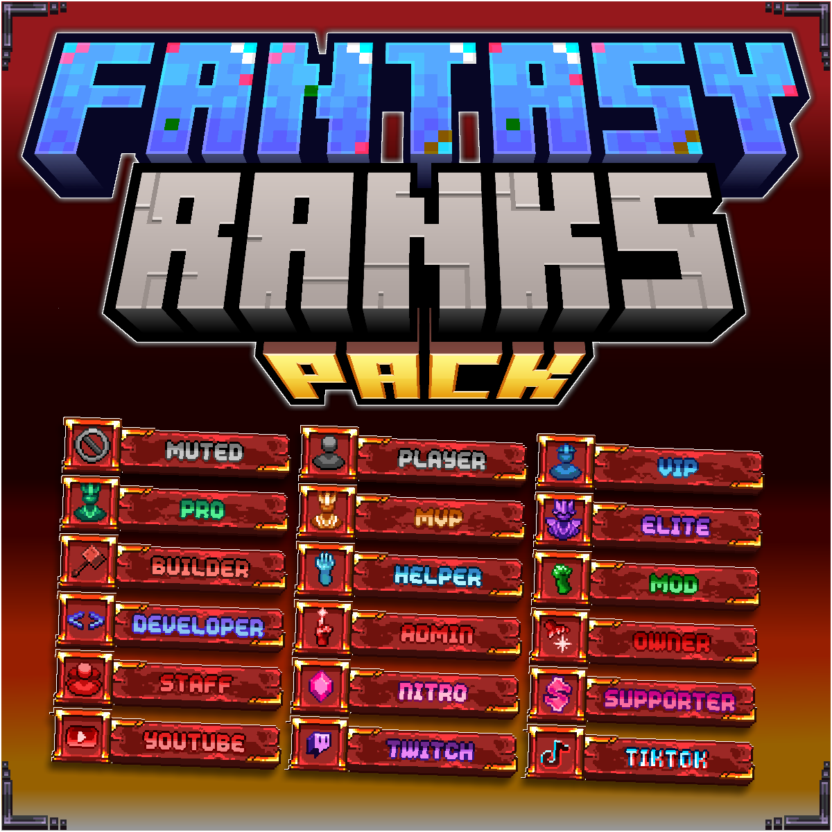 Fantasy Ranks | BuiltByBit