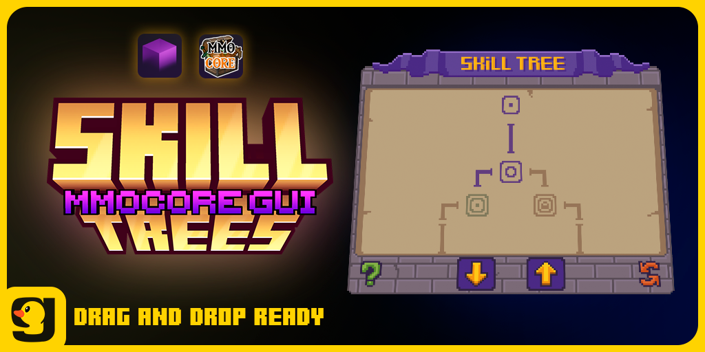 Skill Trees GUI | MMOCore Pack | BuiltByBit