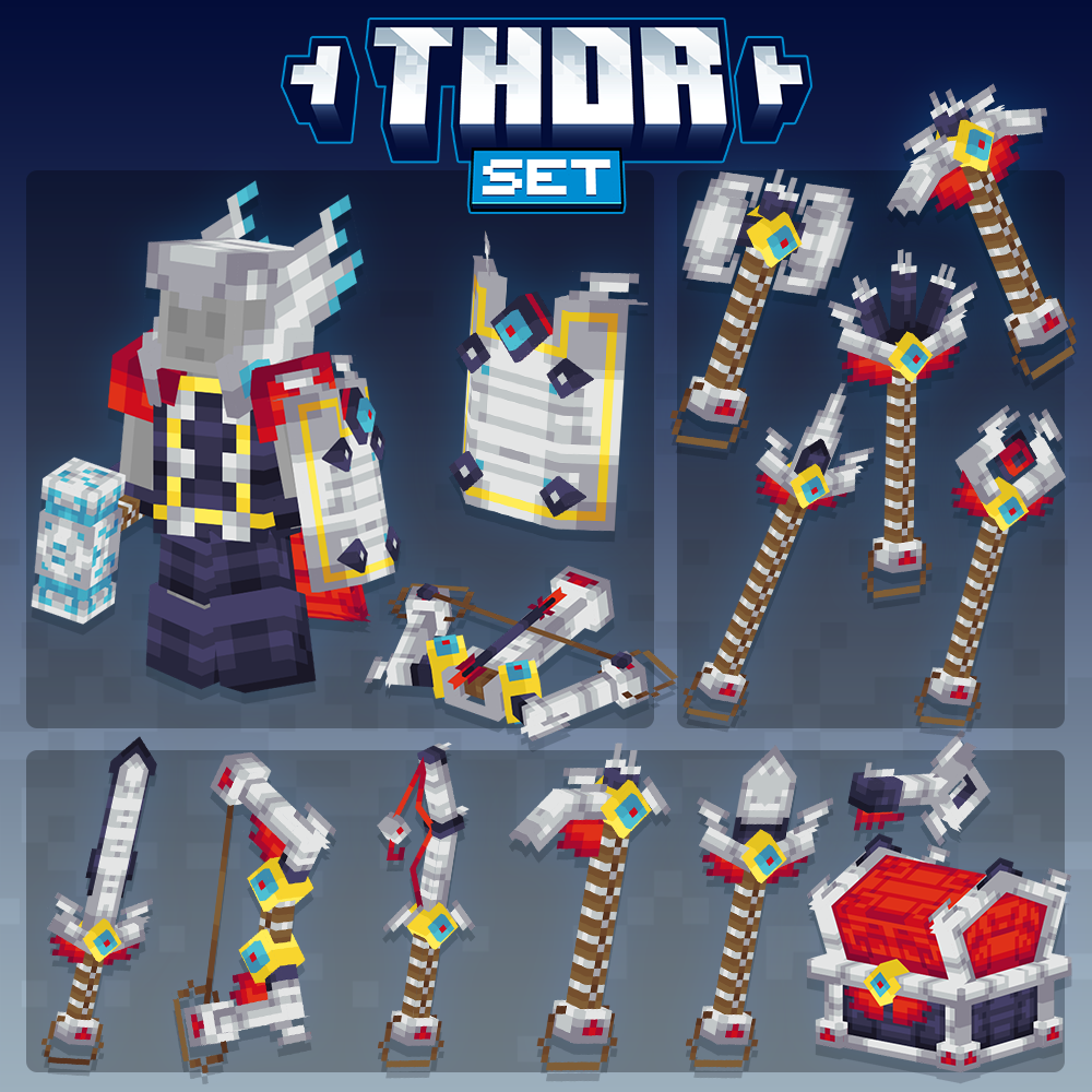 Thor Weapons and Tools Set | BuiltByBit