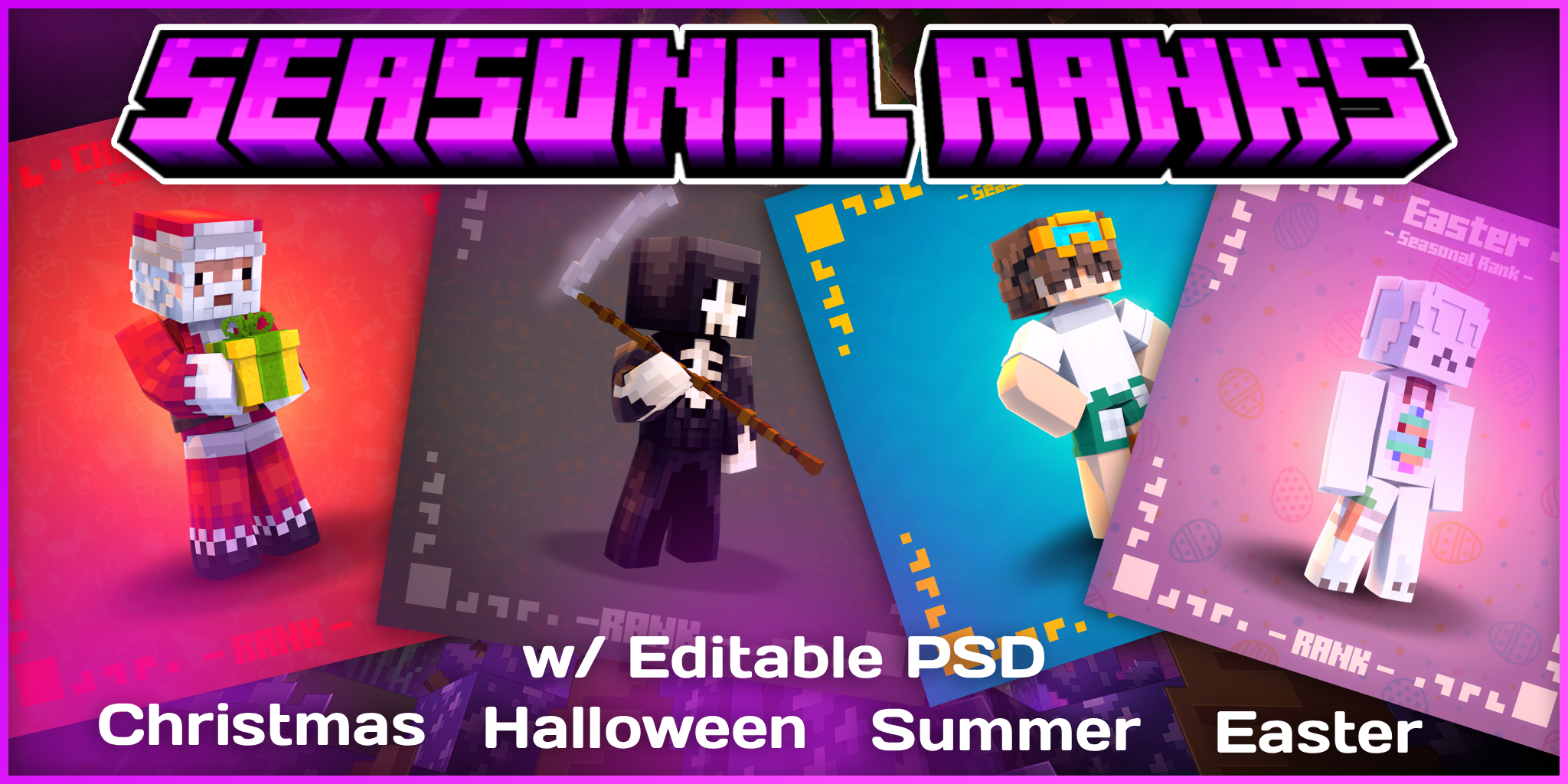 Seasonal Themed Rank Icons | VIPs | BuiltByBit